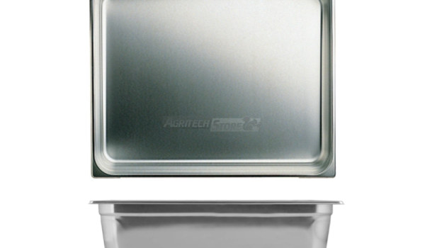 Cuve inox GN 2/1 h65 Aisi304 – Capacité 22,4 litres